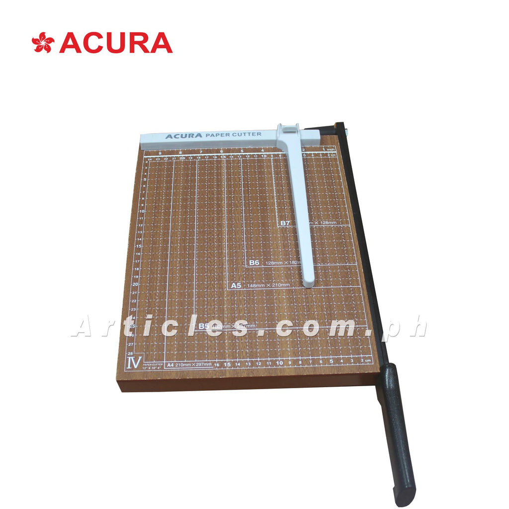 Paper Cutter Paper Trimmer Wood A4 12 X 10 inches – Articles.com.ph