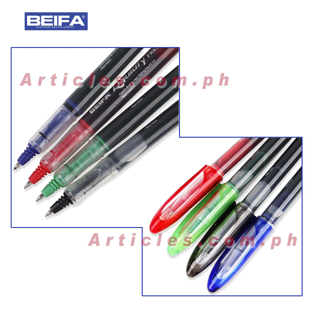 Beifa Liquidly Free Ink Pen Sign Pen Needle Point 0.5mm 12 pieces per ...