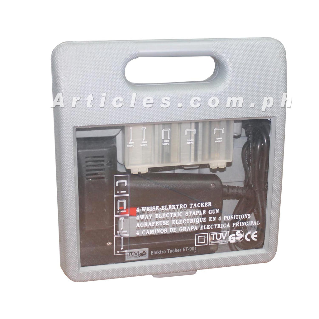 ET-901 TUV 4 Way Electric Tacker with case and Wire – Articles.com.ph