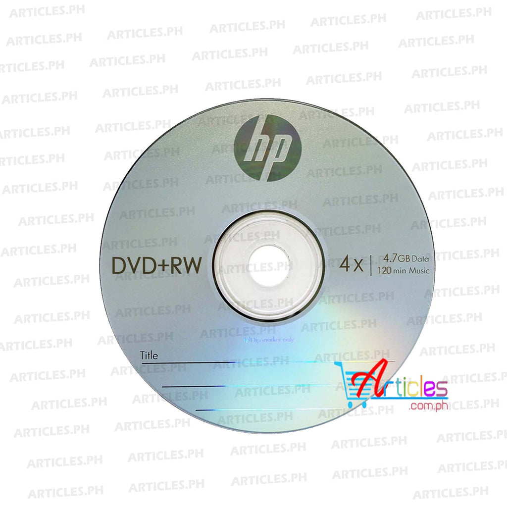 HP DVD+RW 4.7GB 4x Blank CD, 10 Pieces – Articles.com.ph